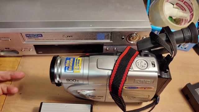 Обзор камеры jvc compact vhs gr sx160ag, оцифровка с vhs-c и конвертация моно в стерео