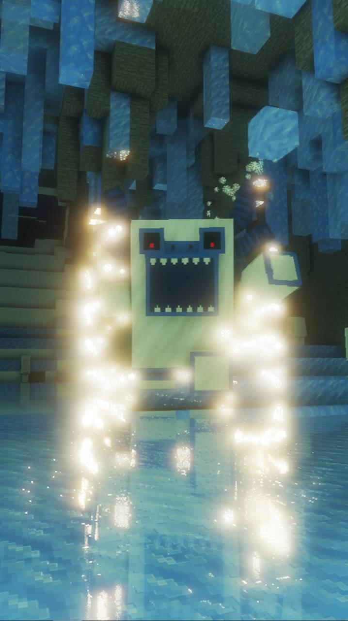 Босс Альфа Йети в моде The Twilight Forest сумеречный лес #майнкрафт #постройки #shorts #minecraft