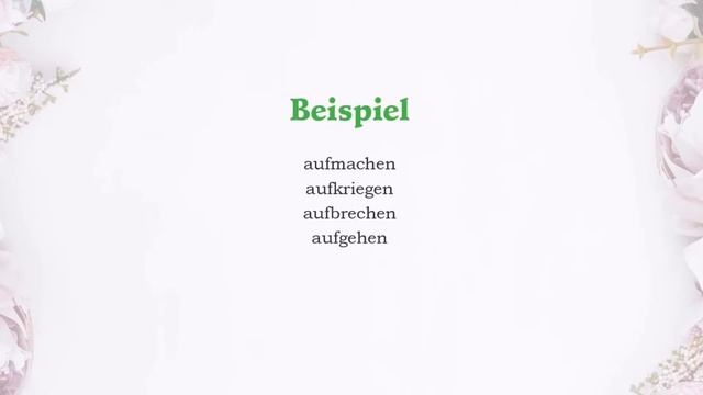 DEUTSCH TIPPS & TRICKS / Vorsilbe auf- / 3 aus 6