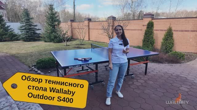 Теннисный стол всепогодный уличный Wallaby Outdoor S400 15mm (blue)
