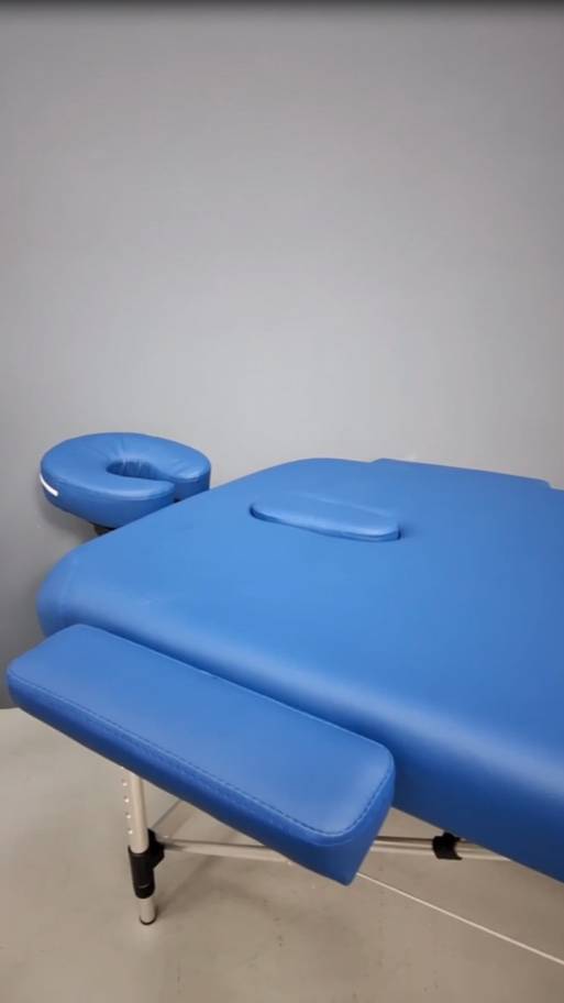 Массажный стол складной алюминиевый 2-х секционный 💙