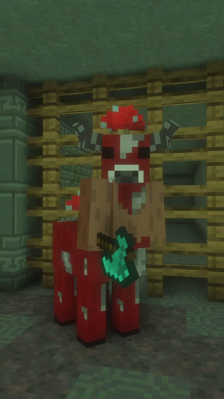 Босс Гриботавр в моде The Twilight Forest сумеречный лес #майнкрафт #постройки #shorts #minecraft