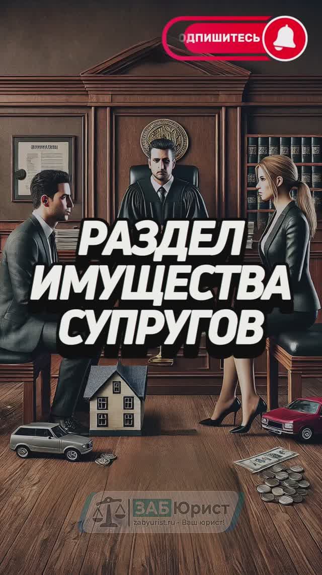 Раздел имущества супругов