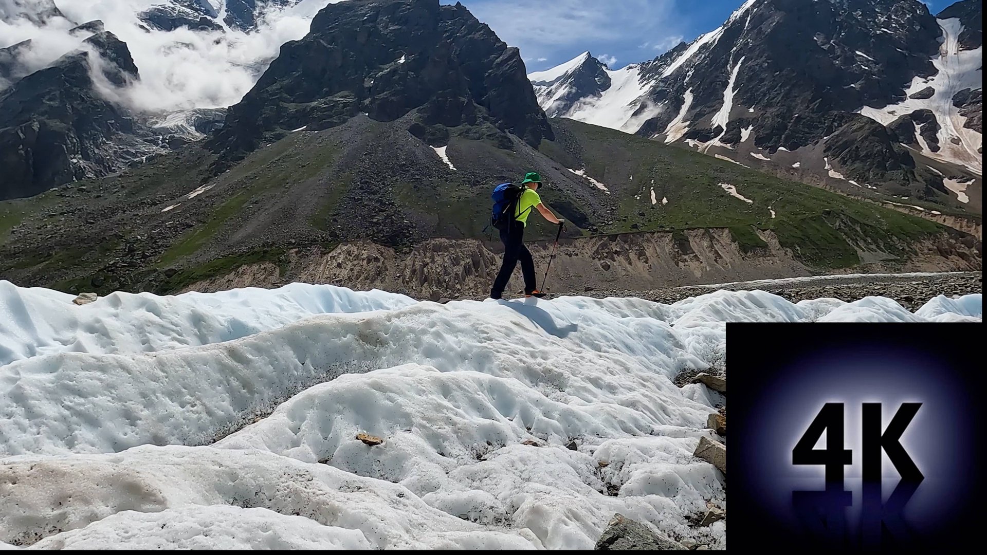 Безенгийская стена, озеро Баран-кош.