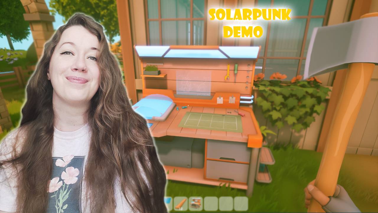 ВЫЖИВАЮ НА ПАРЯЩЕМ ОСТРОВЕ  ► Solarpunk Demo