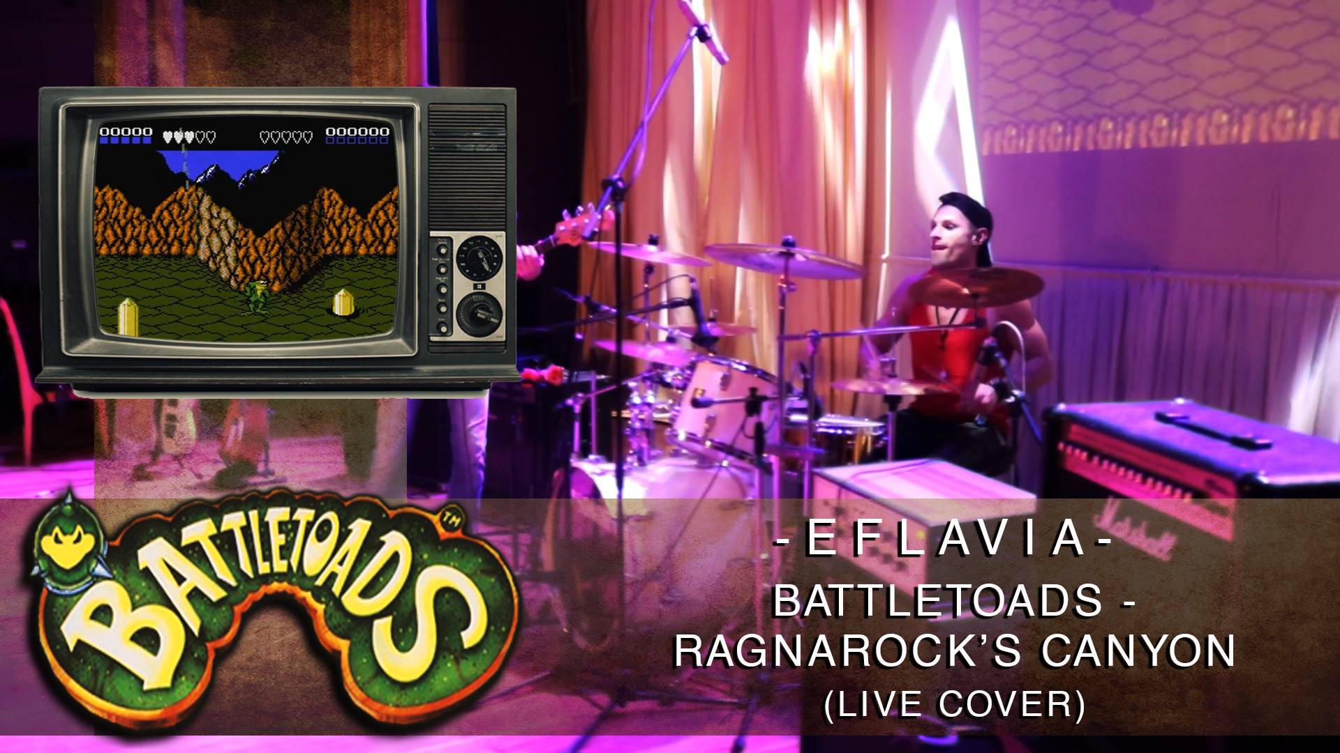 Battletoads - Ragnarock's Canyon (live cover by Eflavia)