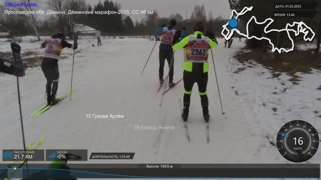 Финишный спуск с лидерами на ДМ-2025