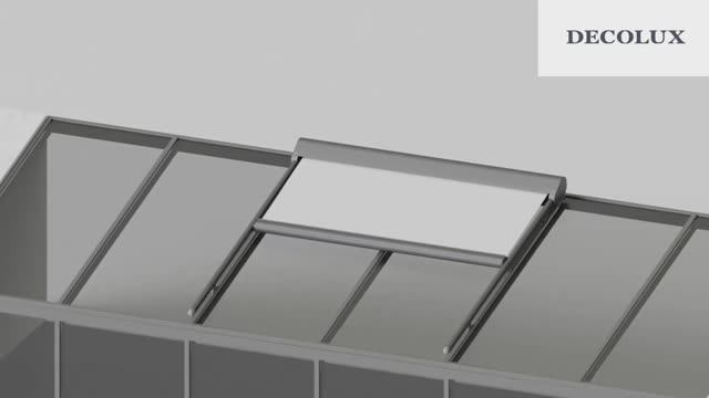 Как эффективно управлять климатом в Зимнем саду? Установка горизонтальной маркизы  DECOLUX