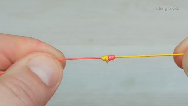 Как правильно привязать две плетеные лески между собой. Самый надёжный способ!