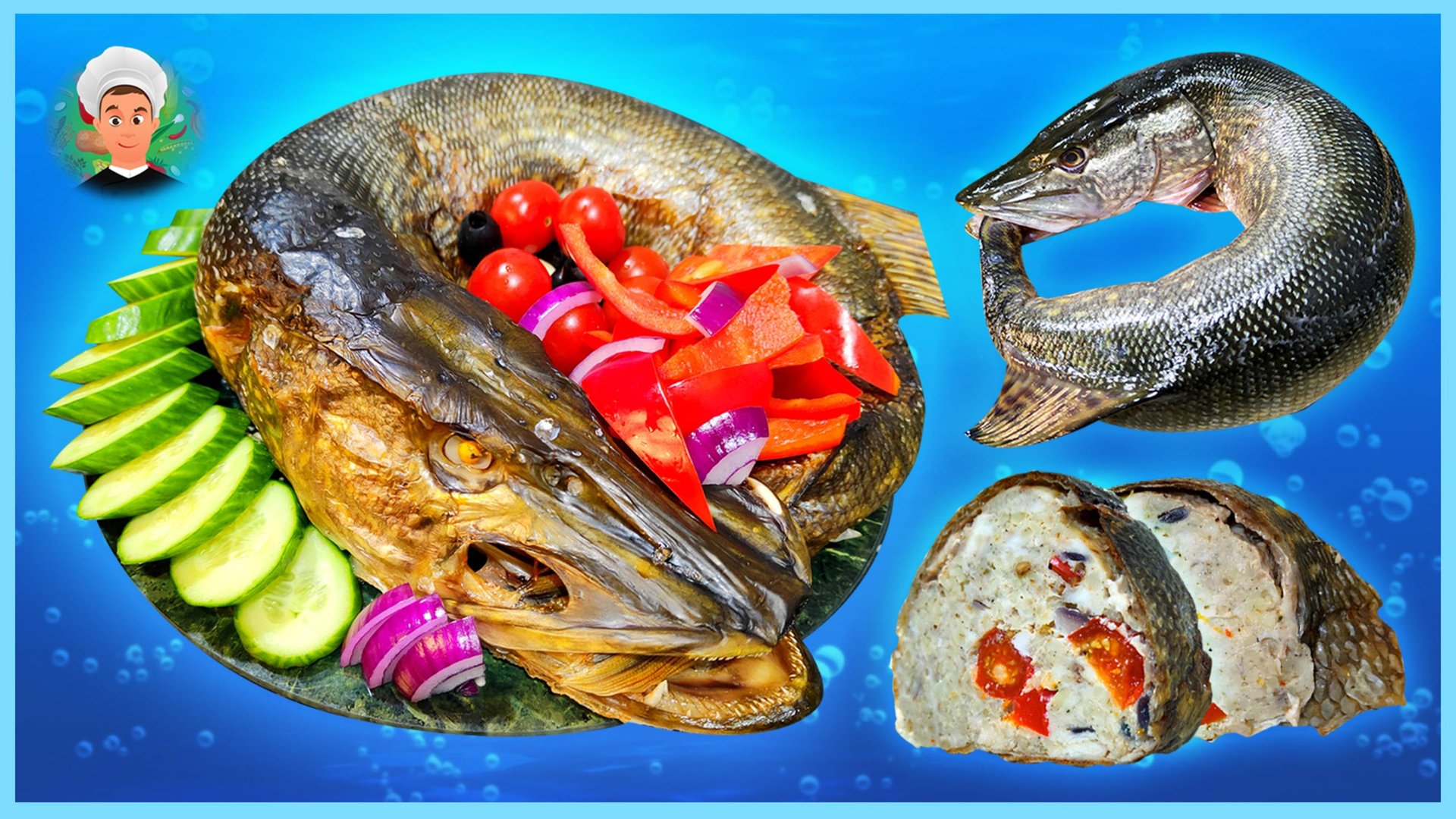 Щука фаршированная булгуром и овощами. Как оригинально приготовить щуку.