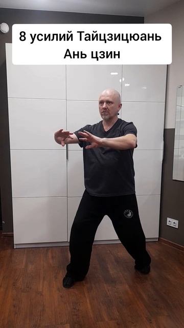 8 базовых усилий Тайцзицюань. Ань цзин #тайцзицюань #цигун #даосскиепрактики #двигайся_в_потоке