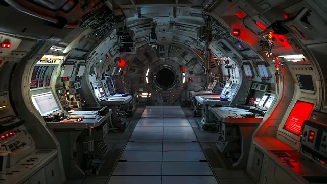 The Empty Space Station  Sci-Fi Ambience for Relaxation, Focus, and Sleep