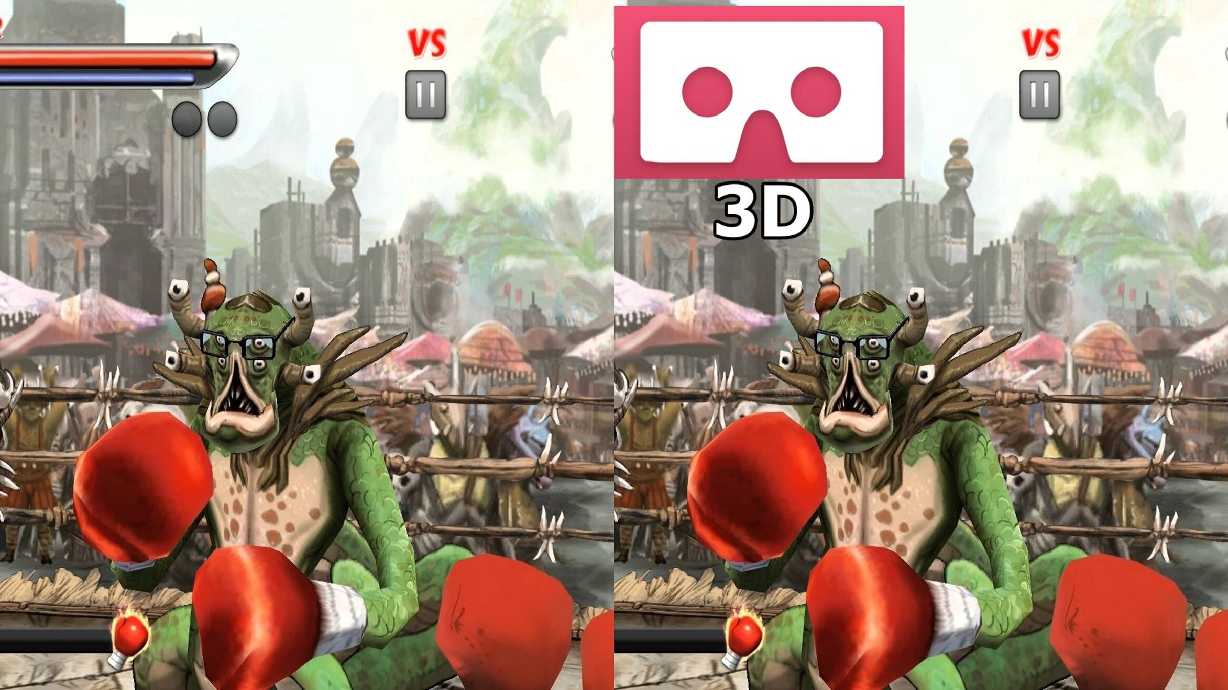 Beast Boxing Turbo 3D VR video SBS VR box google cardboard