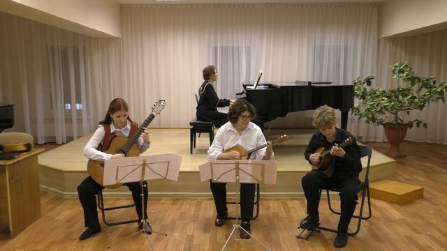 Засолова И. А., Шаромова К. Ю., Буслович Ярослав. Д. Каччини "Ave Maria".