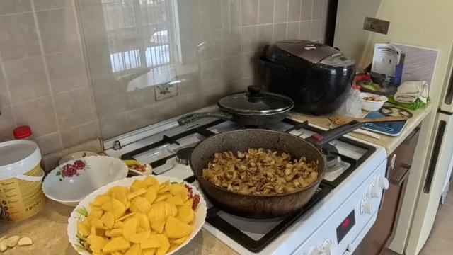 Великий пост. Идеи для готовки. Картошка с грибами.