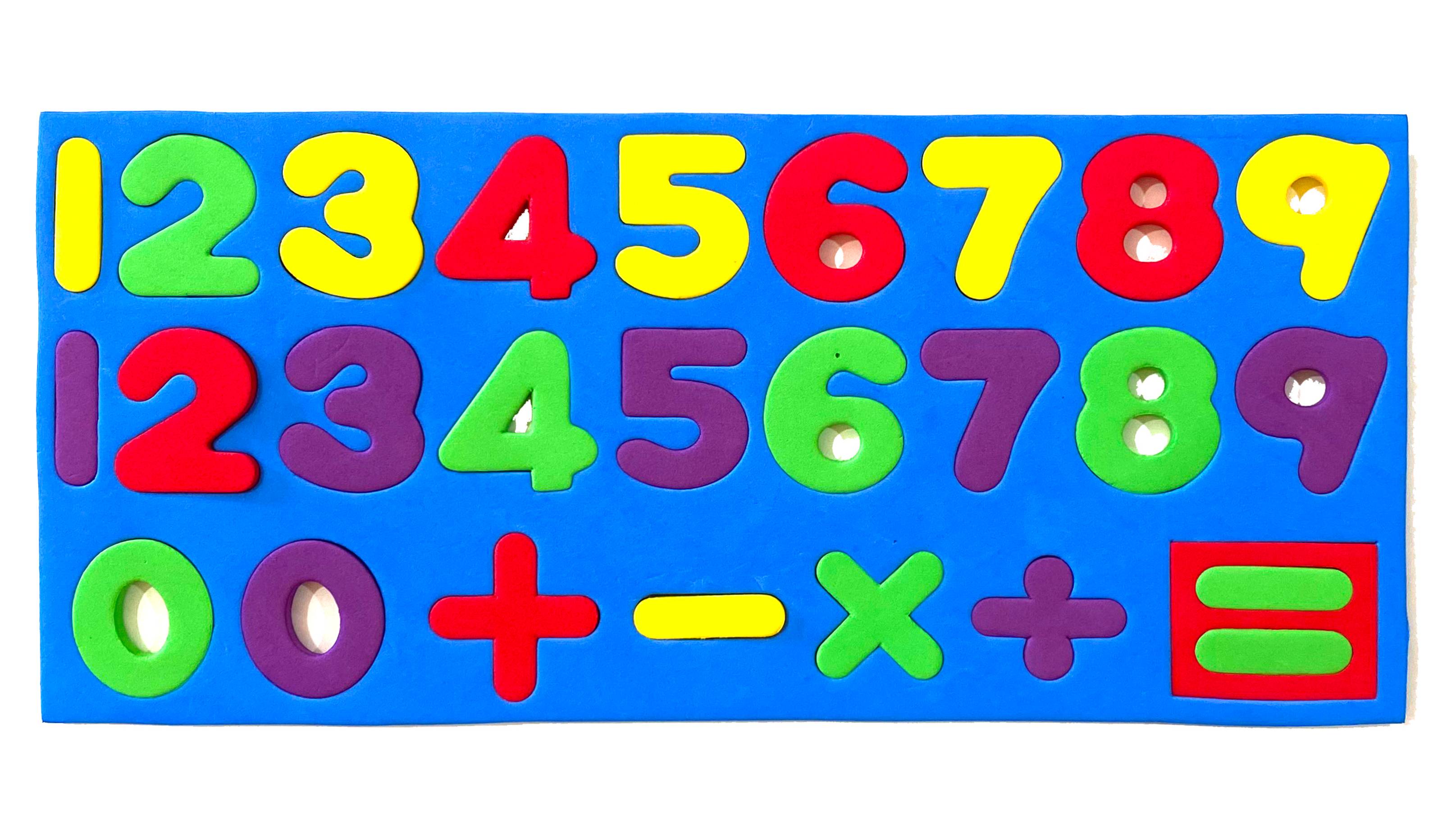 Изучаем цифры от 1 до 20 | Математические знаки | Учимся считать весело