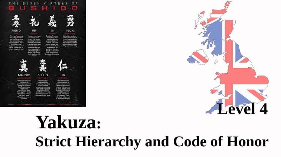 Yakuza Strict Hierarchy and Code of Honor