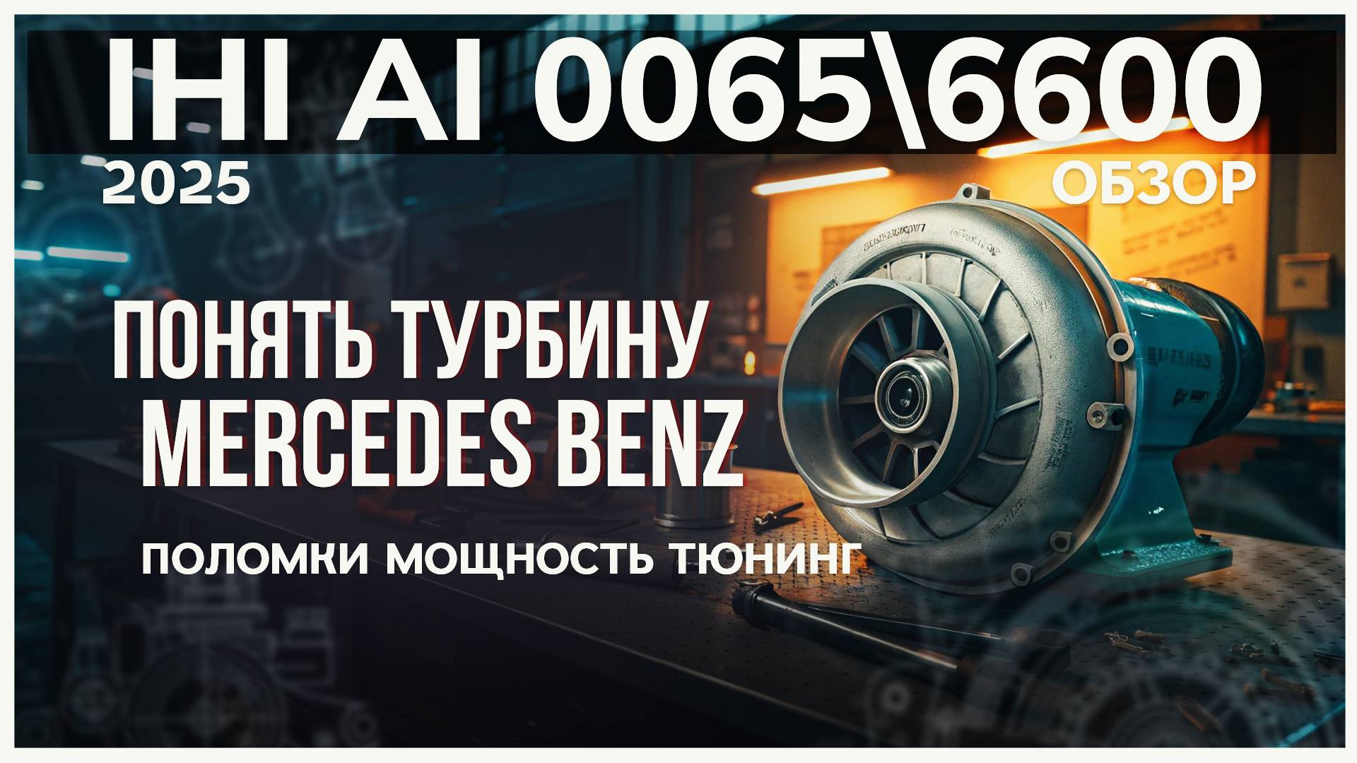 Понять Турбину |  IHI AI 6500 | Поломки, мощность, тюнинг | Mercedes Benz