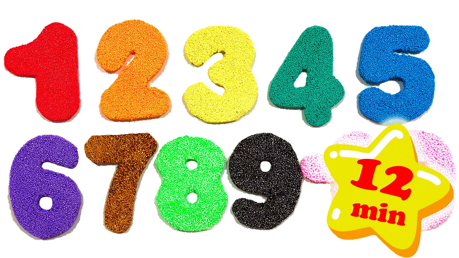 Учим цвета с Play Doh и Шариковым Пластилином | Лепим Буквы, Цифры и Формы | Видео для малышей