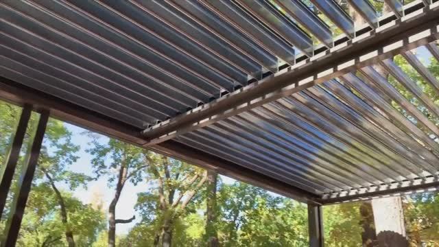 Как устроена современная солнцезащита для веранды дома? Биоклиматические системы DECOLUX