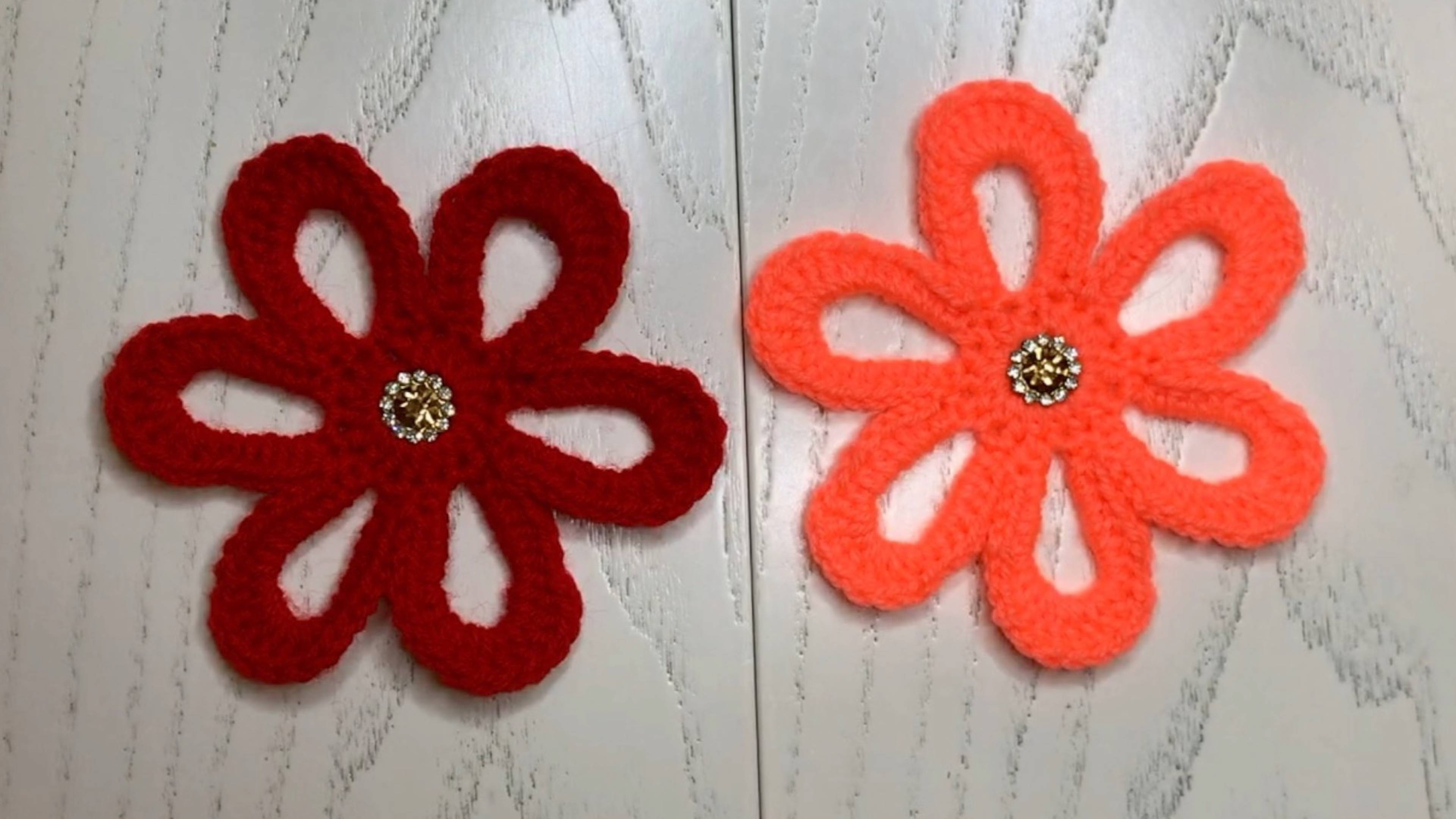 Цветок "Нотки Лета" // Простое Вязание Крючком