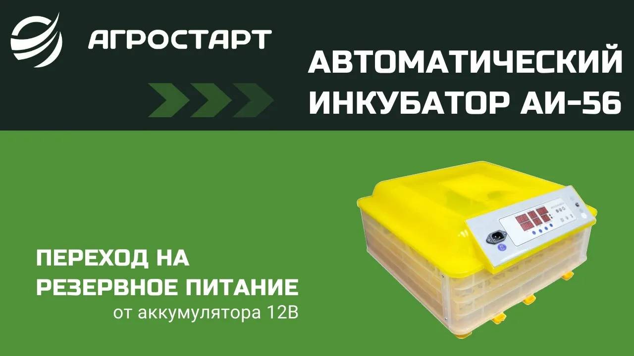 Инкубатор АИ-56. Агростарт