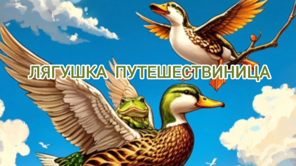 Аудиосказка "Лягушка  - путешествиница "