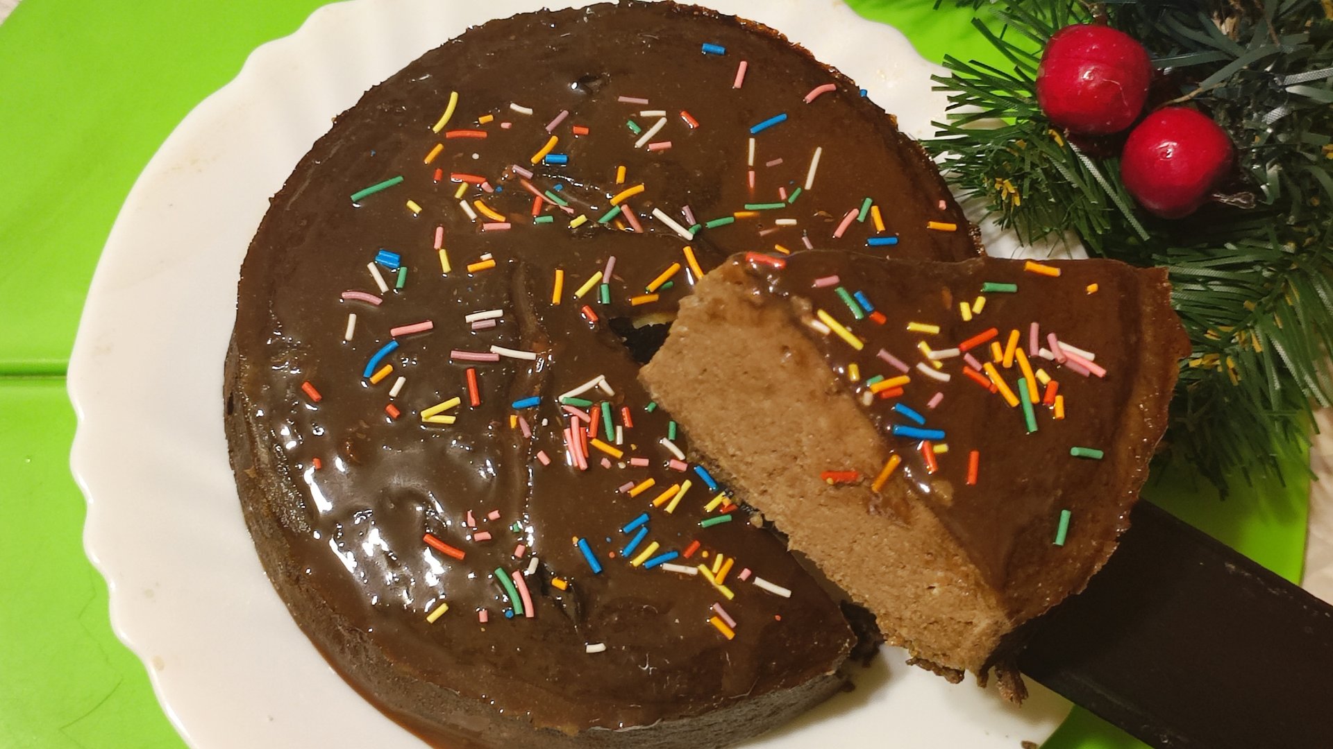 СуперКухня! Чизкейк ПП шоколадный с бананом без муки и сахара без вреда для фигуры. Ешьте и худейте