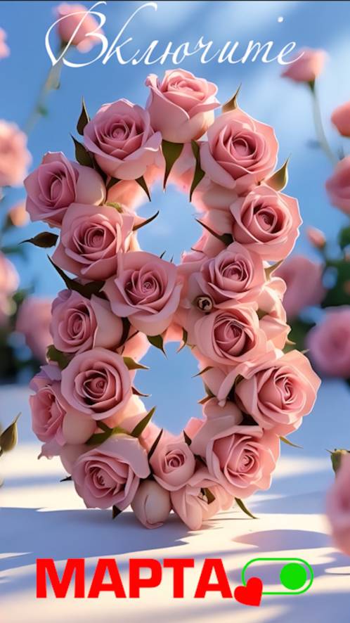 Включите 8 марта! С наступающим 8 марта! #shorts