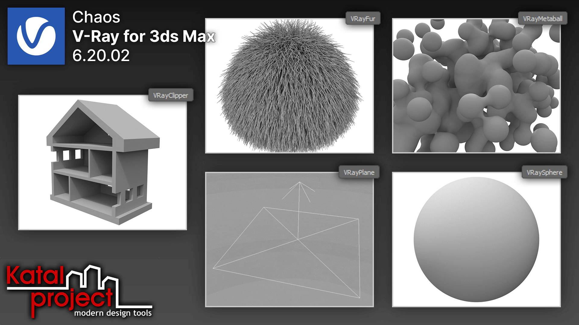 Обзор геометрических примитивов V-Ray | Урок V-Ray for 3ds Max | KatalProject