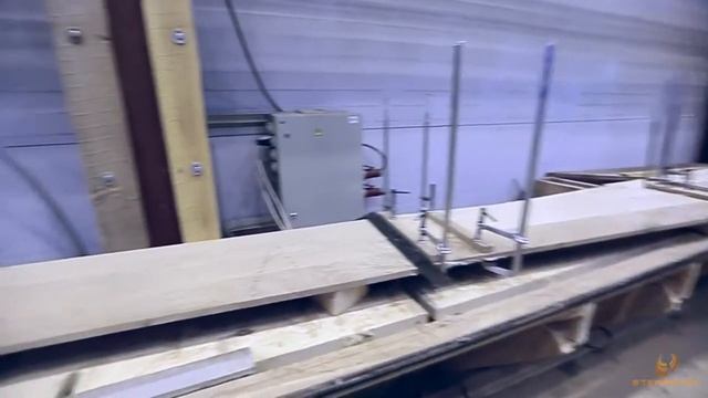 Рейсмусовый станок Jet JWP-201 HH на строительстве корабля Полтава