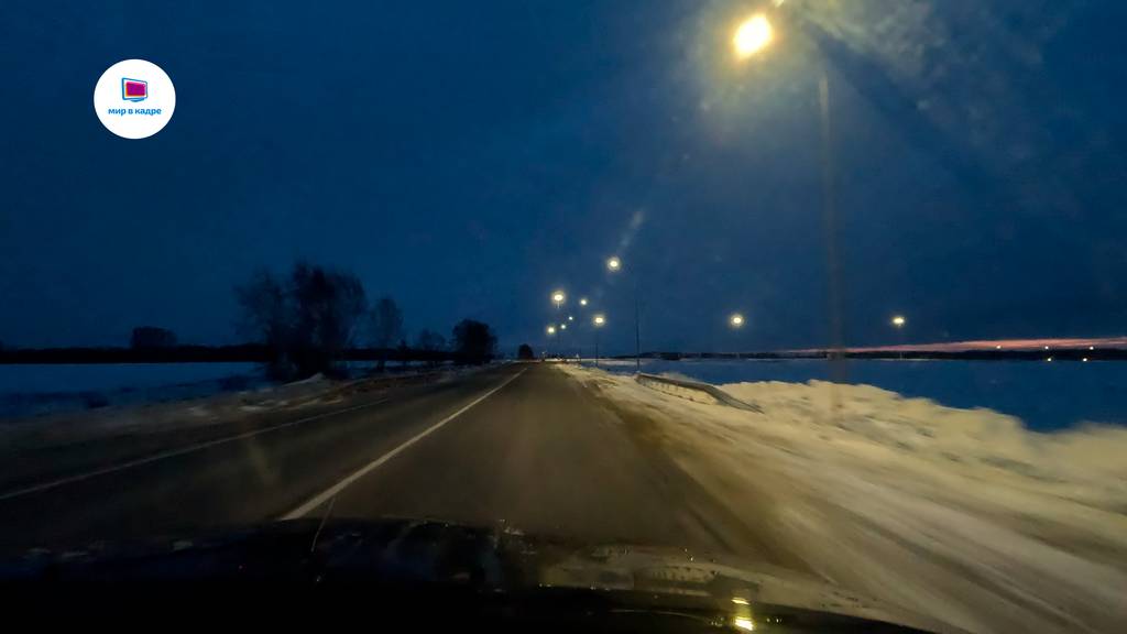 Трасса от села Мальцево до города Юрга в Кемеровской области_