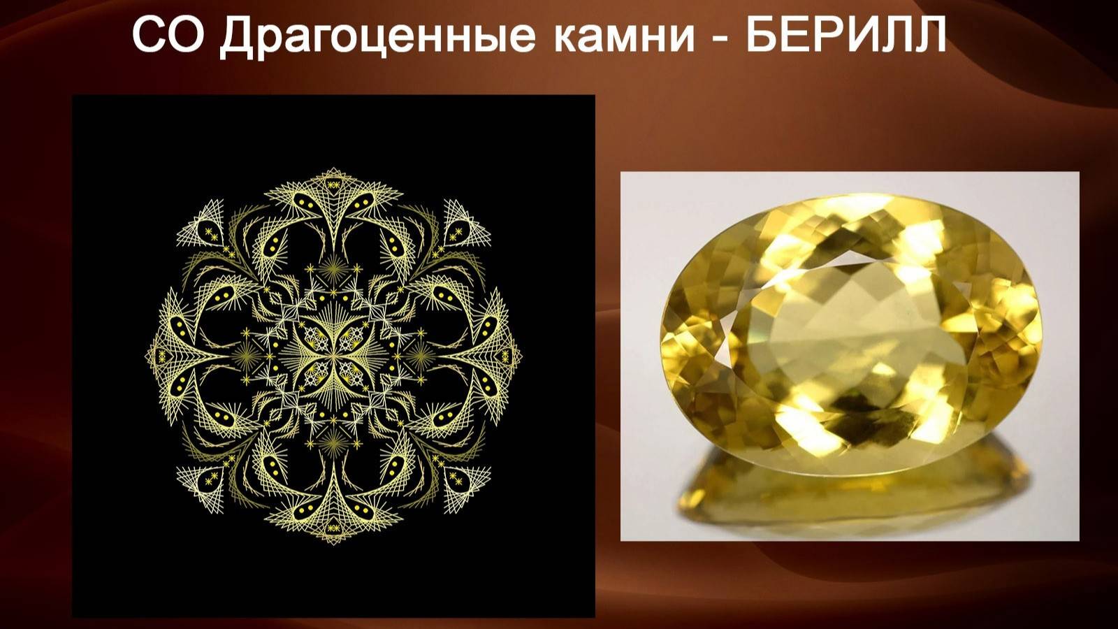 СО «Драгоценные камни». БЕРИЛЛ