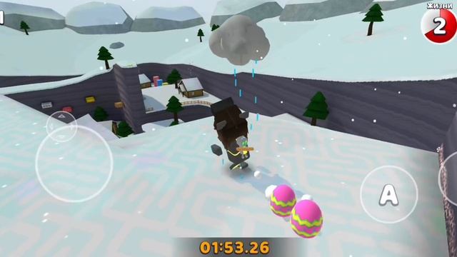 ПРОХОЖУ МИССИЮ ОХОТА ЗА ЯЙЦАМИ В СНЕЖНОЙ ДАЛИНЕ В SUPER BEAR ADVENTURE🐻🐻🐻