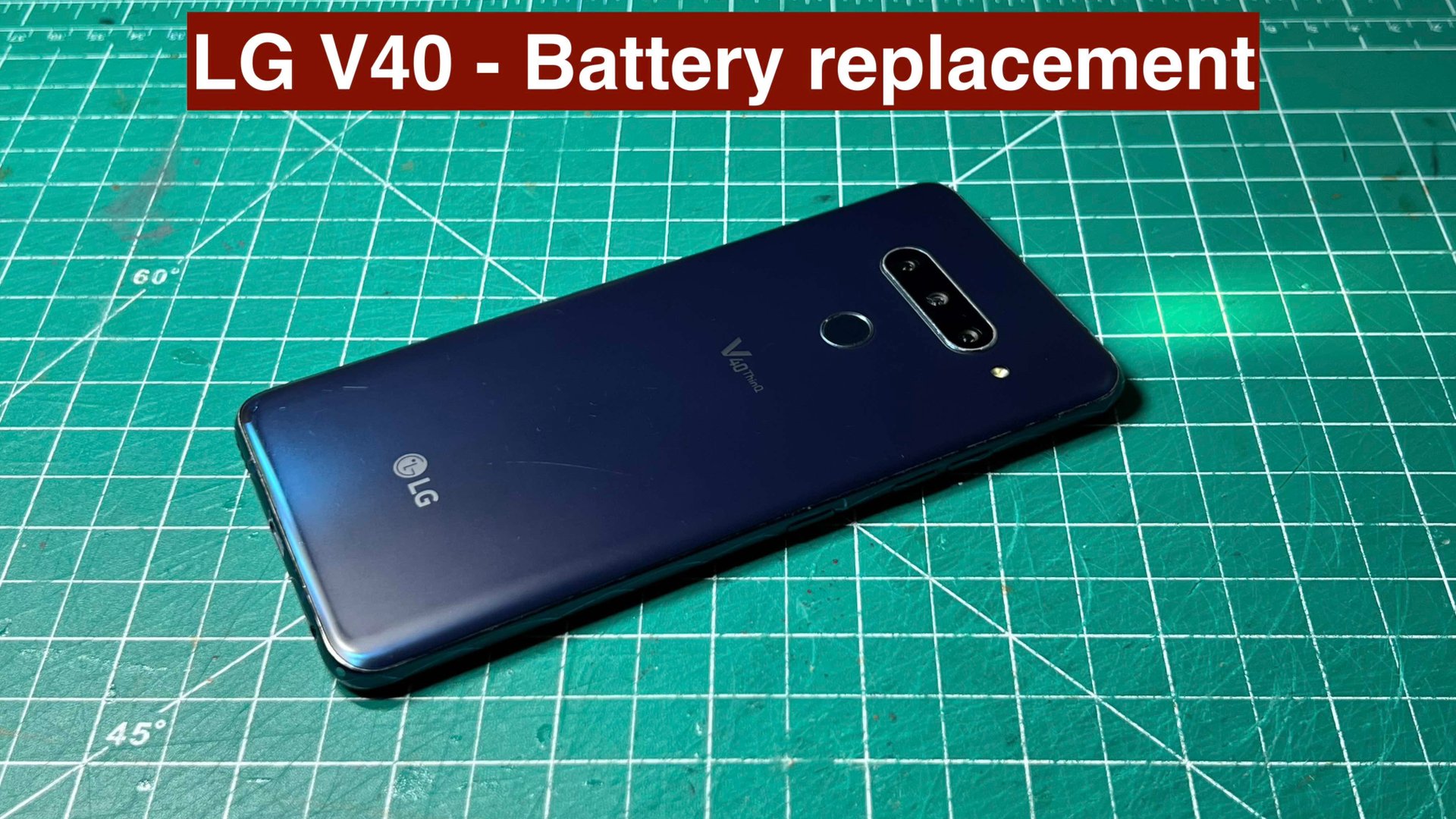 LG V40 - замена аккумулятора