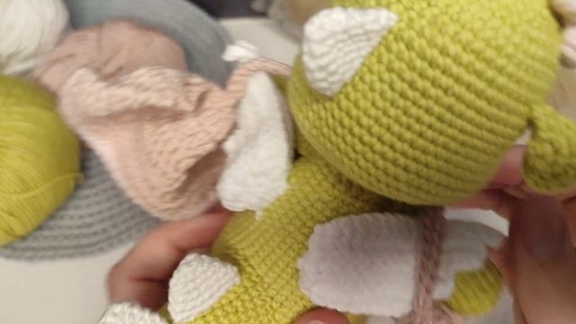 Дракончик, вязанный крючком 🐉