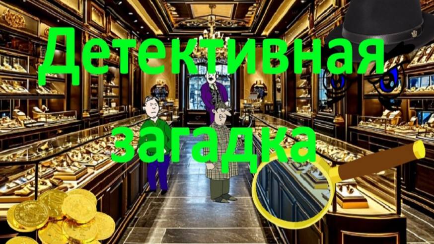 Загадка происшествие в магазине.