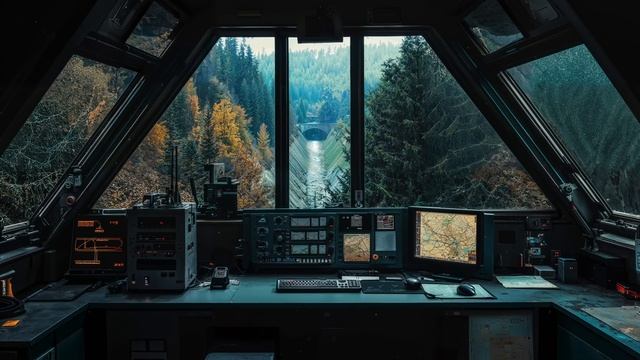 River of Darkness  Dark Ambient Focus Music 4K [ALONE]