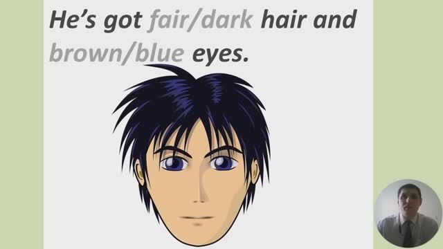 She's got fair hair and blue eyes. Урок 11a (дополнительный) по учебнику Spotlight 2 класс