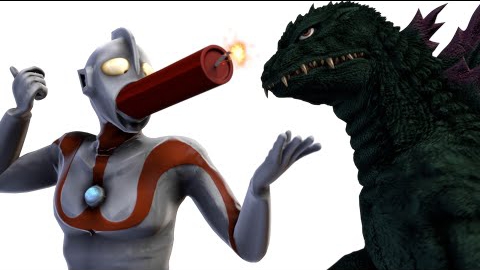 Годзилла мстит Ультромену