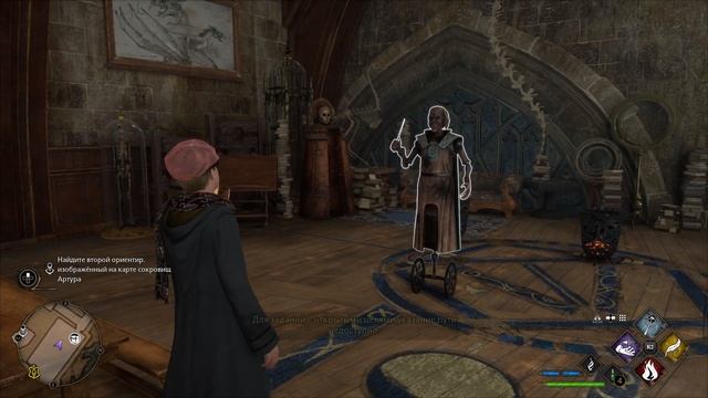 Hogwarts Legacy На Русском #4 Факультет Пуффендуй (Запретная секция библиотеки)