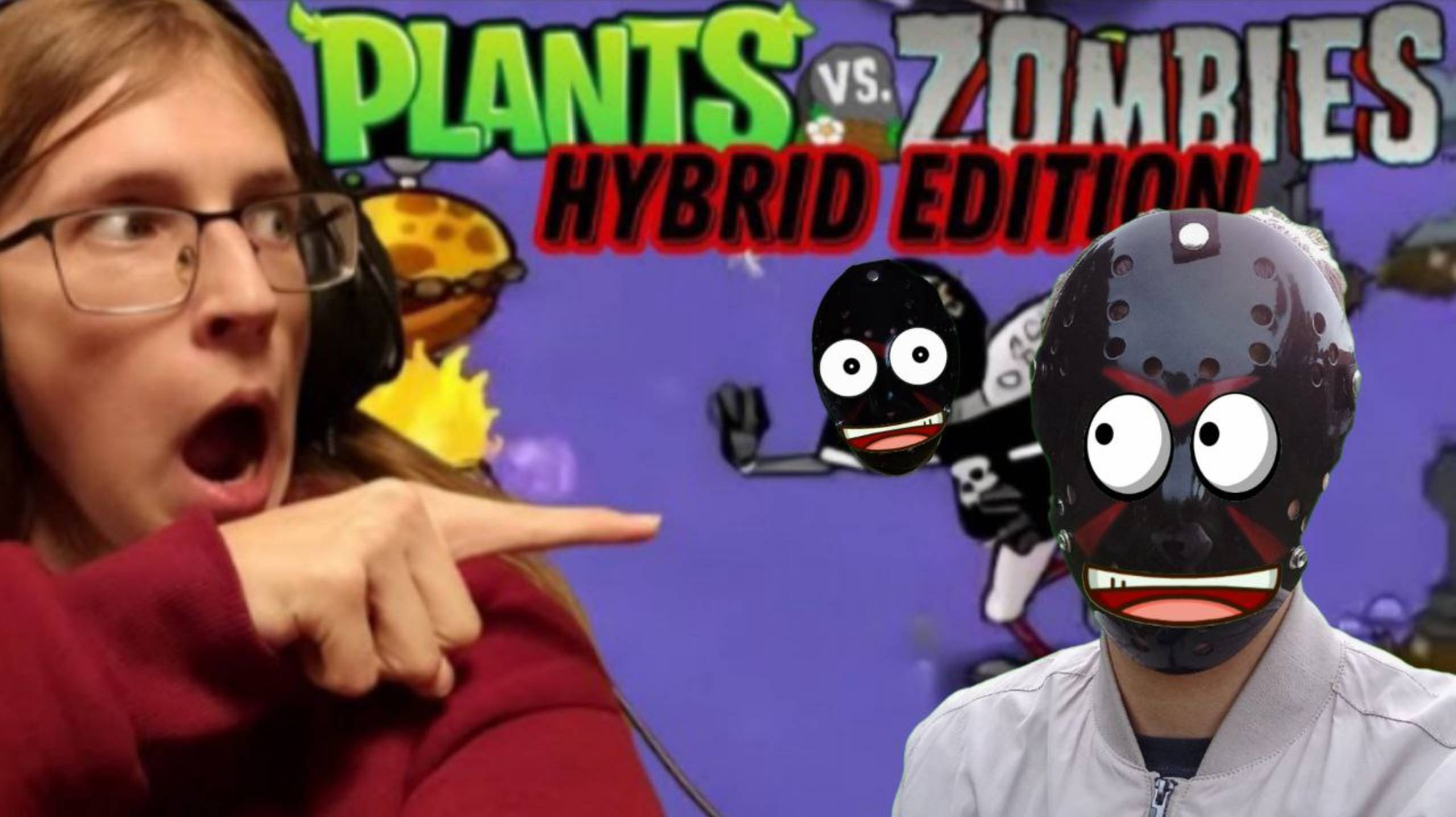 Гига-футболист в ПВЗ Гибрид - Plants vs Zombies (Гибрид мод). Реакция на Vovan Kartofan.