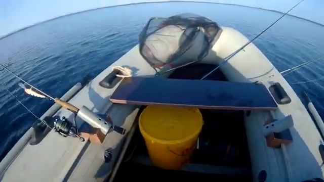 Рыбалка в Карелии осенью.  Ловля щуки и судака троллингом.  Воблеры Рапала.