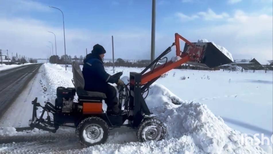 Самодельный мини погрузчик из Татарстана от Ильдара. Часть 2.