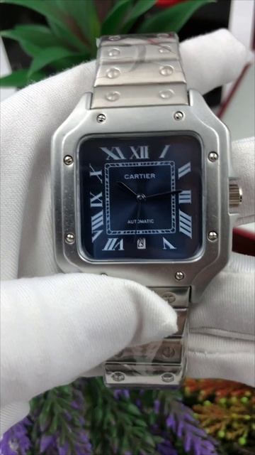 Часы Cartier  кварцевые с календарем