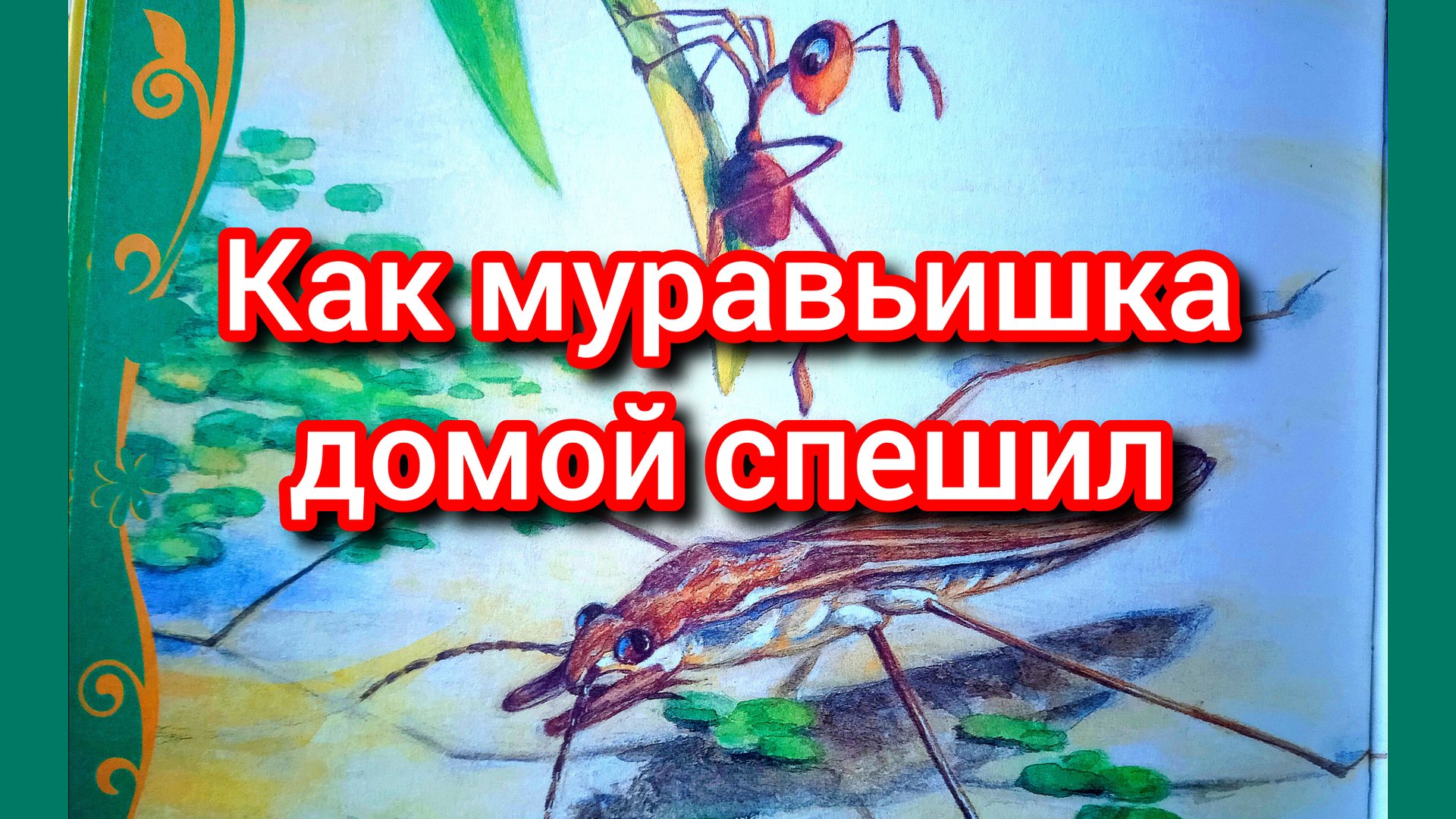 КАК МУРАВЬИШКА ДОМОЙ СПЕШИЛ