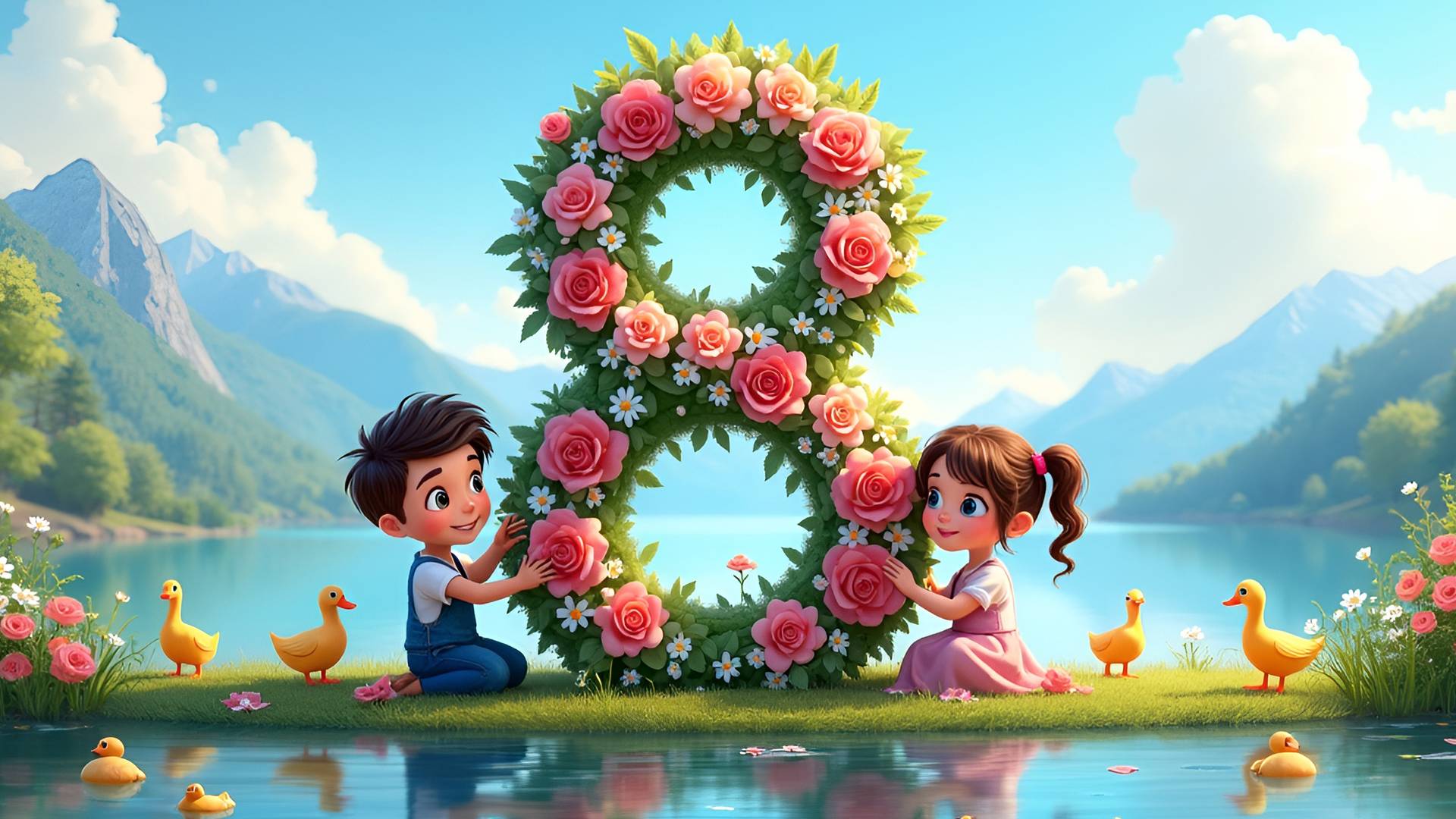 8 Марта – Песня для Мам, Бабушек и Девочек! Весёлый Праздничный Клип