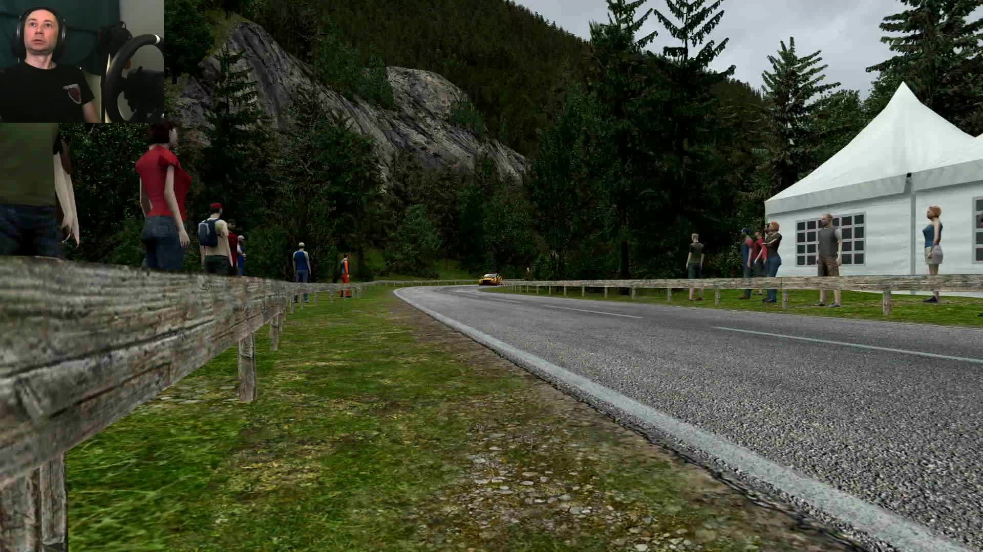 RaceRoom Racing Experience - Hillclimb race - Lada Vesta - на руле MOZA R5