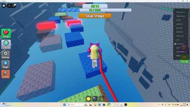 Проходим с Мамой на поводке локацию в Roblox