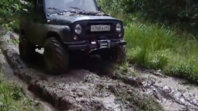 УАЗ сток + УАЗ заряженый или как мы ездим на рыбалку